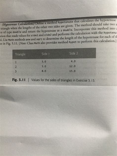 Solved Instructions1 Mathhypot Is Not Be Be Used To