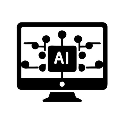 Ai Services Pictogram Premium Ai Generated Vector