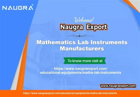 PPT Mathematics Lab Instruments Manufacturers PowerPoint Presentation