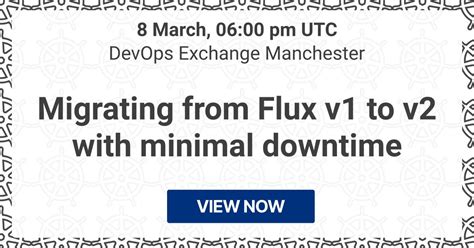Kube Events On Linkedin Starting In Less Than 24 Hours Migrating From Flux V1 To V2 With Minimal