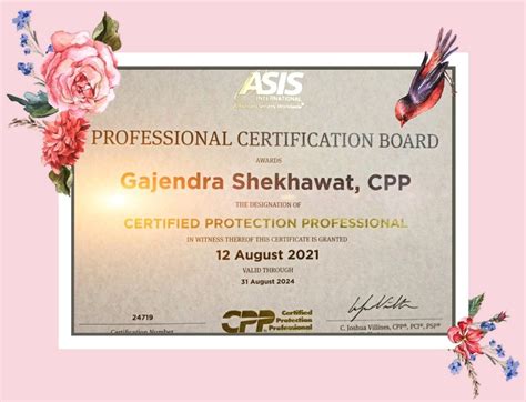 Gajendra Shekhawat Cpp® Avsec Bcas On Linkedin Finally Got My Cpp Certificate Its Took