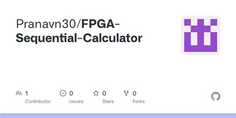 Github Pranavn30fpga Sequential Calculator