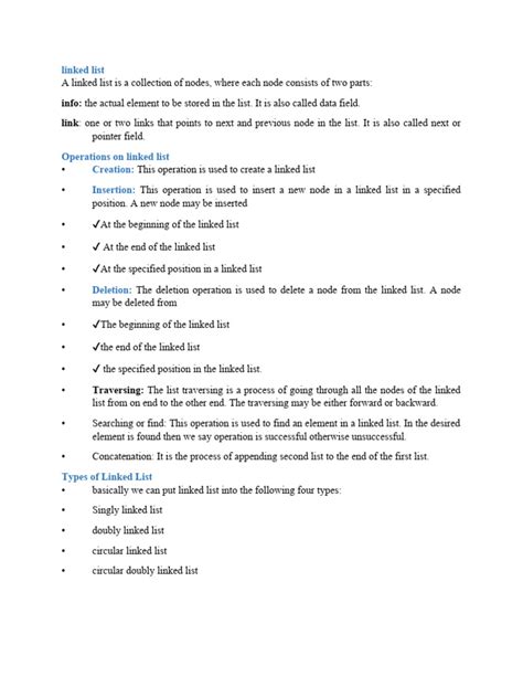 Linked List Pdf Pointer Computer Programming Computer Programming