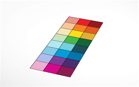 3d Design Color Pallet Contest Tinkercad