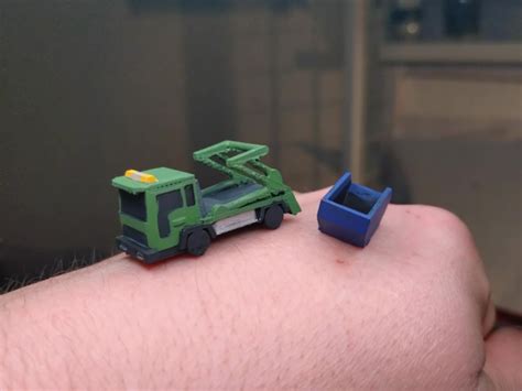 Skip Loader Truck Fdm Friendly By Mrtwelve Makerworld Download Free