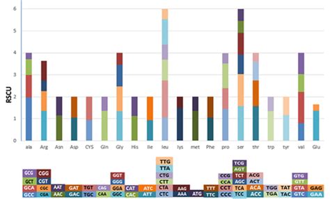 Relative Synonymous Codon Usage Rscu Of The Mitochondrial Download Scientific Diagram