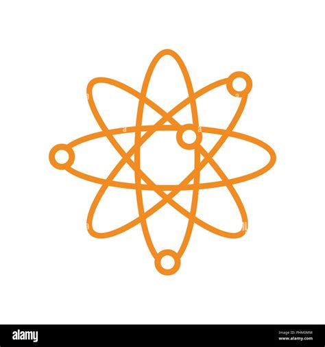 Atom Science Orbit Outline Vector Symbol Graphic Logo Design Template Stock Vector Image And Art