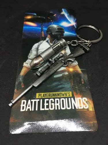 Silver Metal Pubg M24 Sniper Keychain With Bullet Packaging Type Packet At Rs 550 In New Delhi