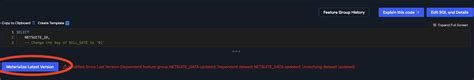 Abacus AI Feature Group Materialization