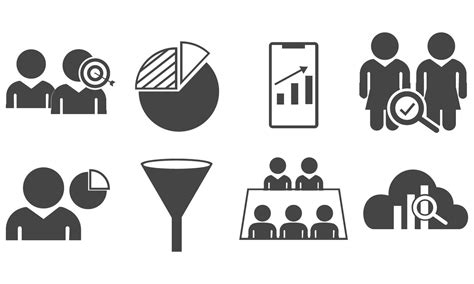 Data Analytics Icon Set Big Data Analysis Technology Symbol 46342583