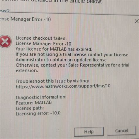 licensing issue r matlab