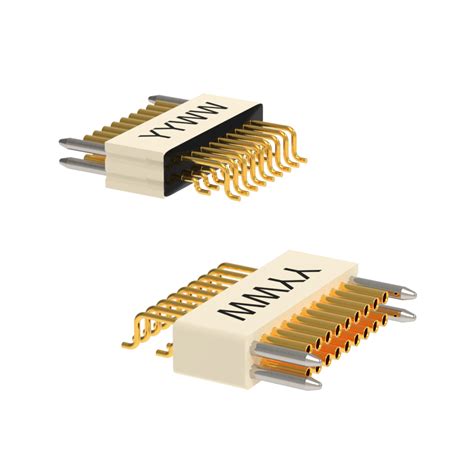 Dual Row Horizontal SMT Type AA Omnetics Connector Corp