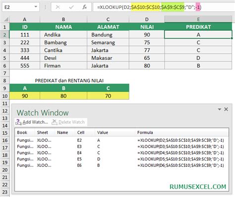 Fungsi Xlookup Excel Fungsi Baru Di Excel Penerus Vlookup Rumus Excel