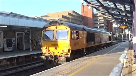 Class 66788 66795 66751 And 66754 With Hs2 Tunnel Segments Through