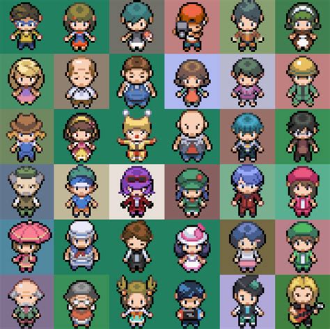 Pokemon Black And White Trainer Sprites