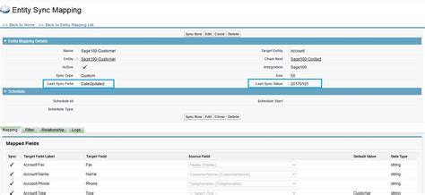 Import Data From Sage 100 Erp To Salesforce Using Last Sync Field And Value