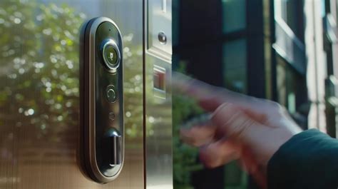 Smart Doorbell Premium Ai Generated Image