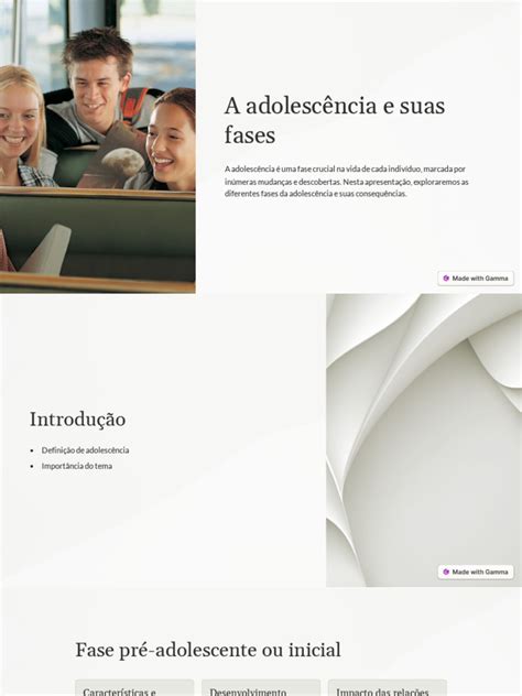 A Adolescência E Suas Fases Download Grátis Pdf Adolescência Emoções