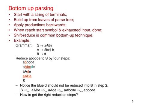 PPT Bottom Up Parsing PowerPoint Presentation Free Download ID