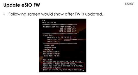 Bios And Esio Firmware Update Msi Z890 Carbon Wifi Msi Global English Forum