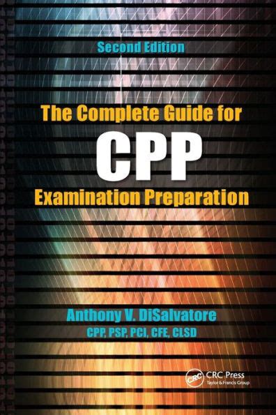 The Complete Guide For CPP Examination Preparation By Anthony V DiSalvatore Paperback Barnes