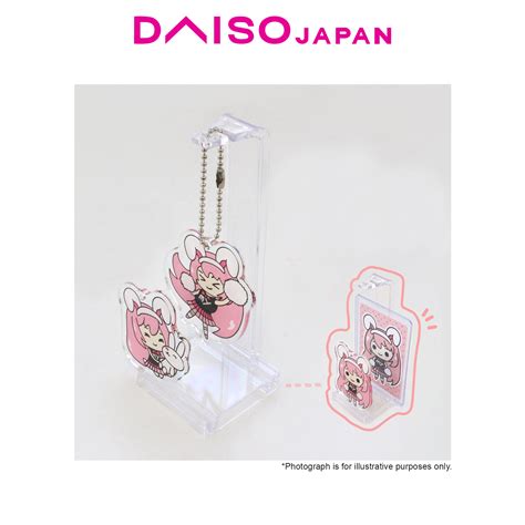 Daiso Oshikatsu My Collection Keychain Holder Stand Shopee Philippines