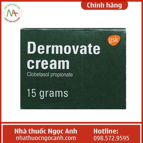 Thuốc Dermovate Cream 15g Là Thuốc Gì Giá Bao Nhiêu Mua ở đâu