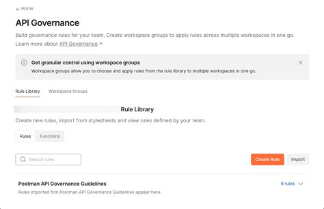 Configure Api Governance Rules In Postman Postman Docs