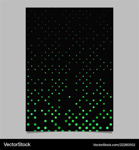 Color Dot Pattern Brochure Template Cover Vector Image
