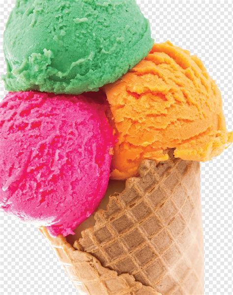 아이스크림 콘 소르베 젤라토 나폴리 아이스크림 Icecream 음식 냉동 디저트 아이스크림 Png Pngwing