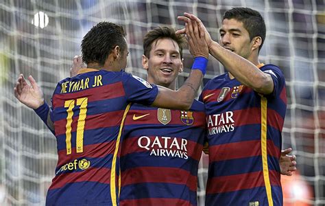 Neymar Jr And Messi And Suarez