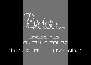 CSDb Pandora Intro By Alpha Flight And Pandora 1995
