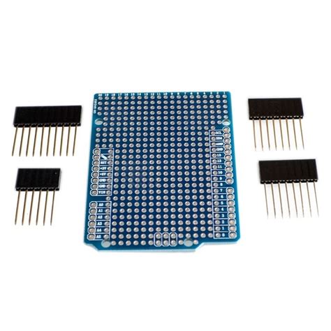 บอร์ด Shield อเนกประสงค์พร้อมขาแบบยาว Arduino Shield Prototype Pcb With Long Female Pin Header