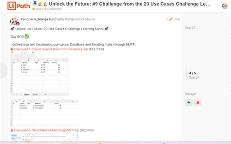mahija cherry blossom on linkedin rpa uipath learningleague usecase hyperautomationai