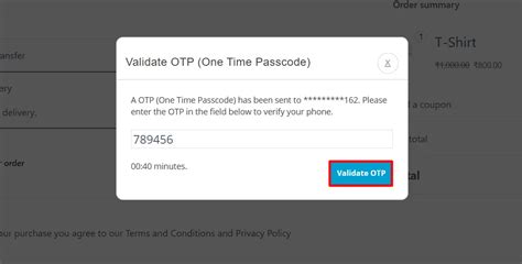 Otp Verification Woocommerce Checkout Form Wordpress