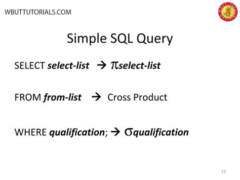 Query Processing And Optimization Ppt
