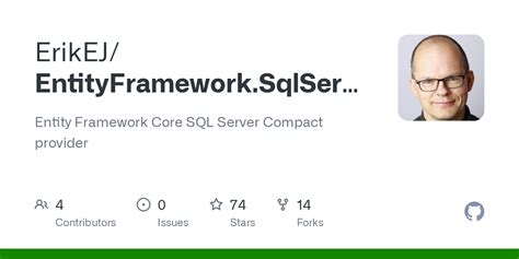 Github Erikej Entityframework Sqlservercompact Entity Framework Core Sql Server Compact Provider