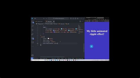 Ripple Effect Animation With Html And Css Youtube