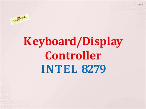 Keyboard Display Controller Intel 8279 Pptx Operating Systems Computer Software And Applications