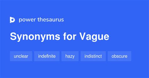 Vague Synonyms 2 088 Words And Phrases For Vague Page 2