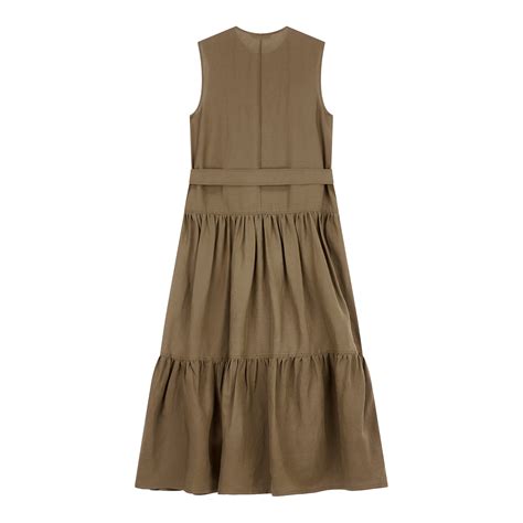 [atelier] 벨티드 슬리브리스 롱 원피스 S I Village