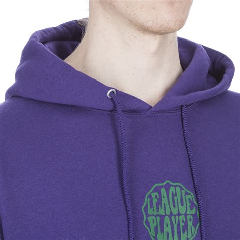 Alltimers Hacker Pullover Hooded Sweatshirt Dark Purple Consortium