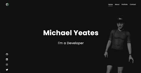 Michael Yeates Portfolio Page Built Using React