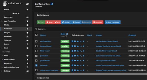 Heimdall Docker Dashboard Docker Hub Container Image Library Uptwu