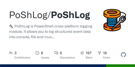 Github Poshlogposhlog Nutandbolt Poshlog Is Powershell Cross