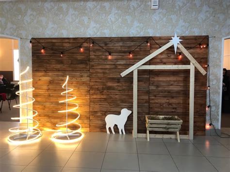 Рождество 2021 2022 Церковный декор Вертеп Рождество