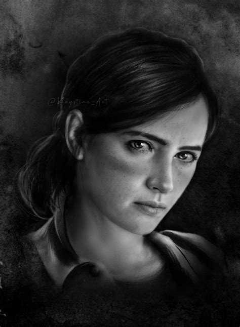 Ellie The Last Of Us Part Ii · Krystine Art · Online Store Powered By
