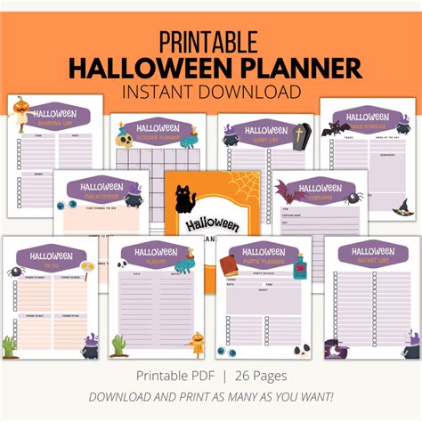 Halloween Potluck Sign Up Sheets Free Printables