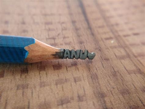Pencil Lead Carving
