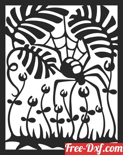 Download Spider Web Flower Bmsoq High Quality Free Dxf Files Svg